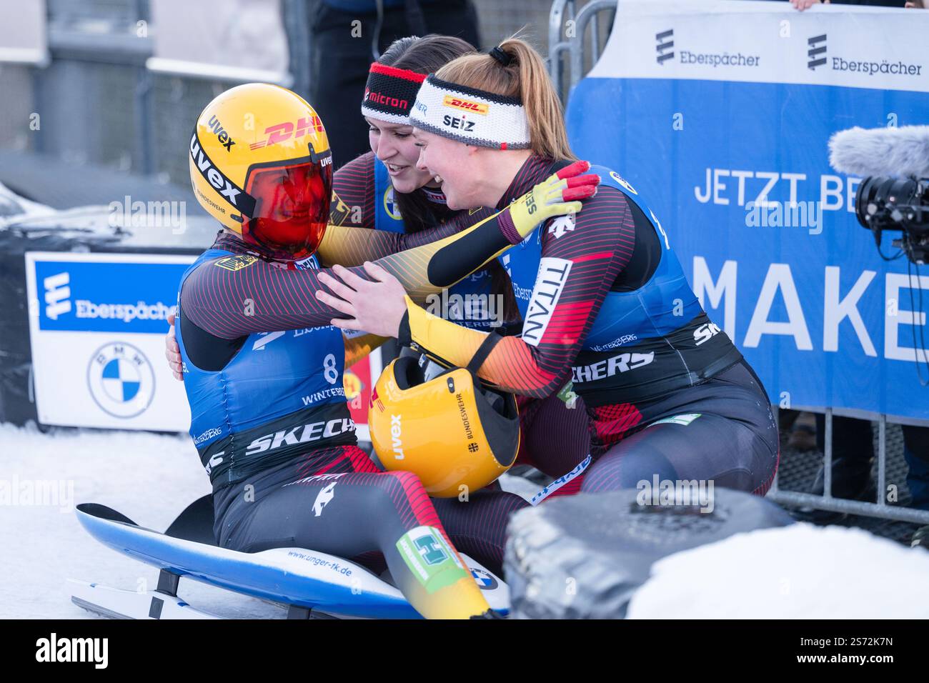 Winterberg, Germany. 18th Jan, 2025. Luge: World Cup/European ...