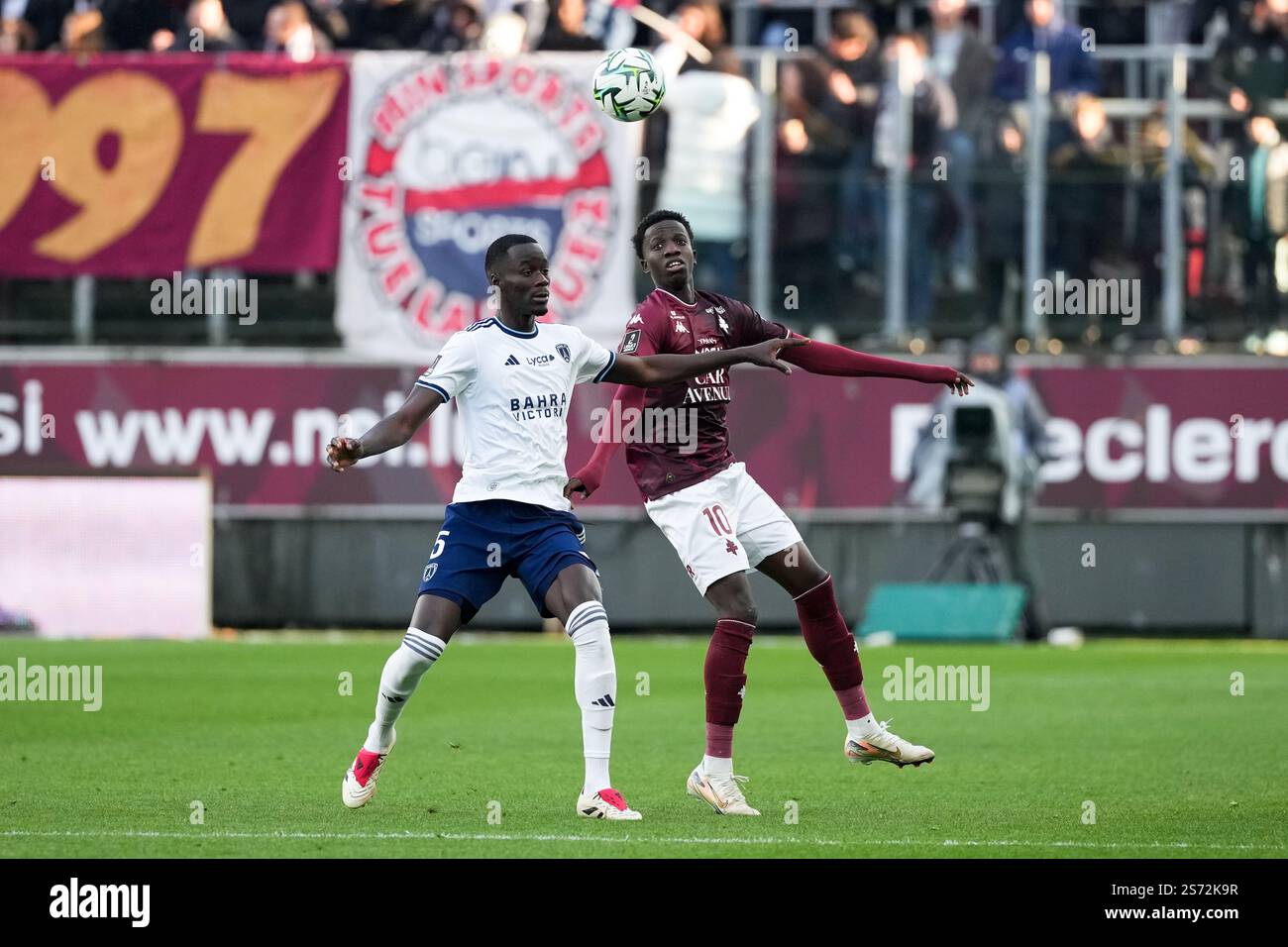 Metz, France. 18th Jan 2025. 05 Moustapha MBOW (pfc) - 10 Pape Amadou ...