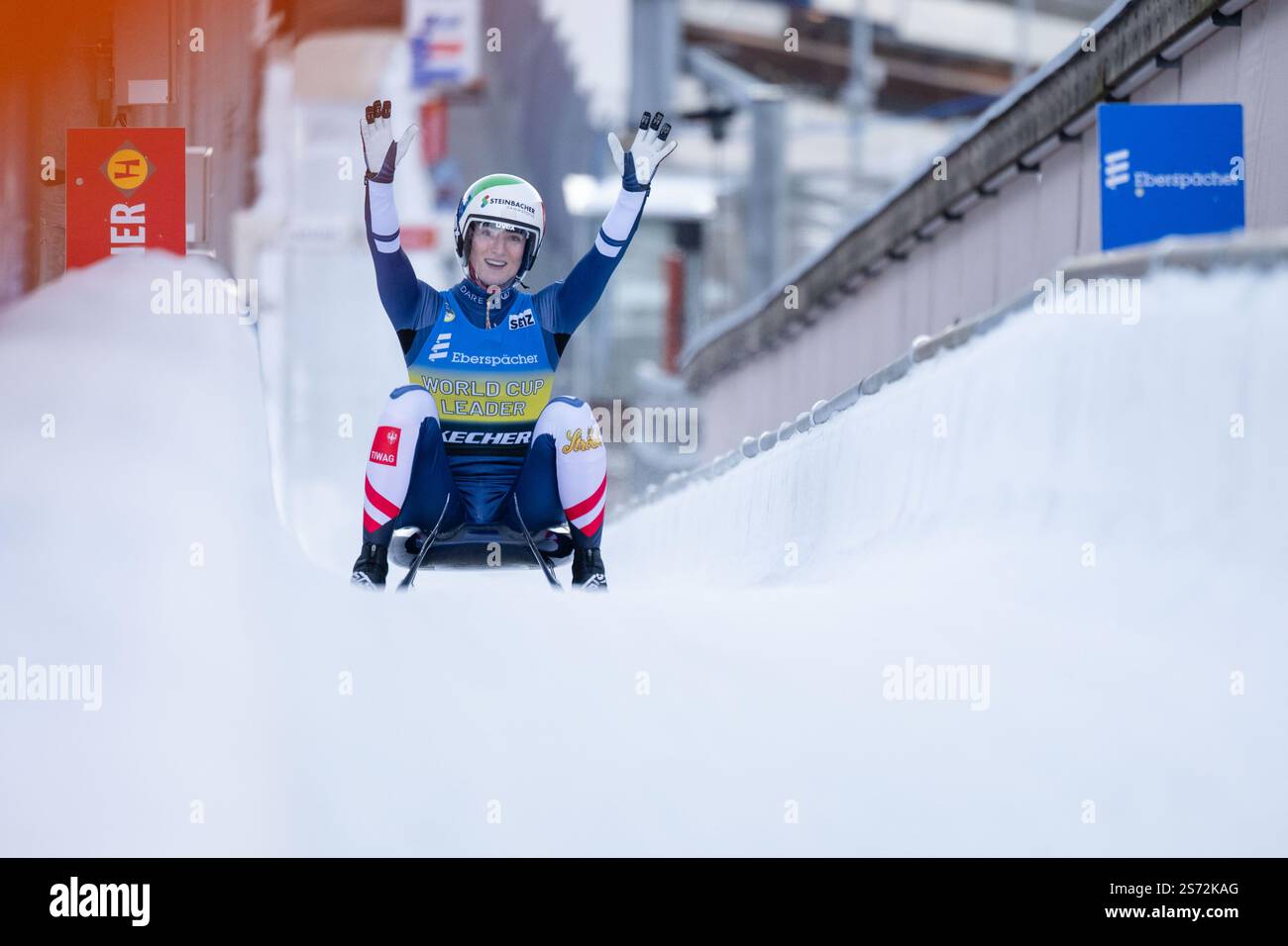 18 January 2025, North Rhine-Westphalia, Winterberg: Luge: World Cup ...