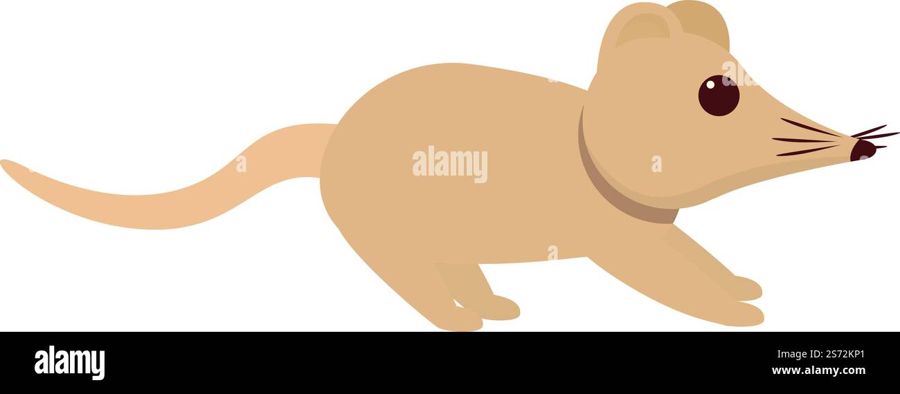 Small shrew icon cartoon vector. Agriculture animal. Domestic mouse ...