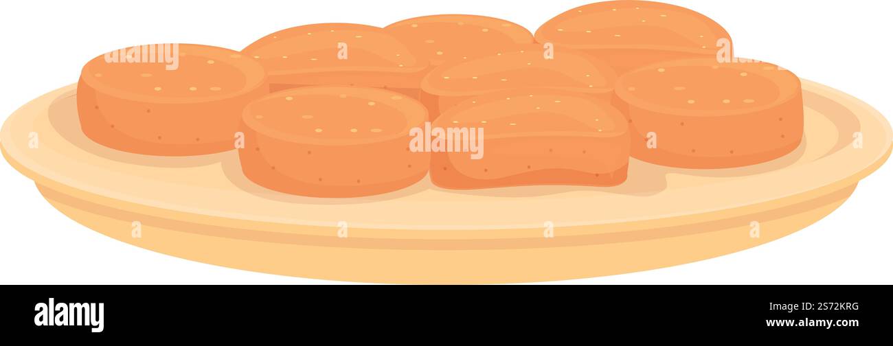 Fish food icon cartoon vector. Spain tapas. Seafood dish. Fish food ...