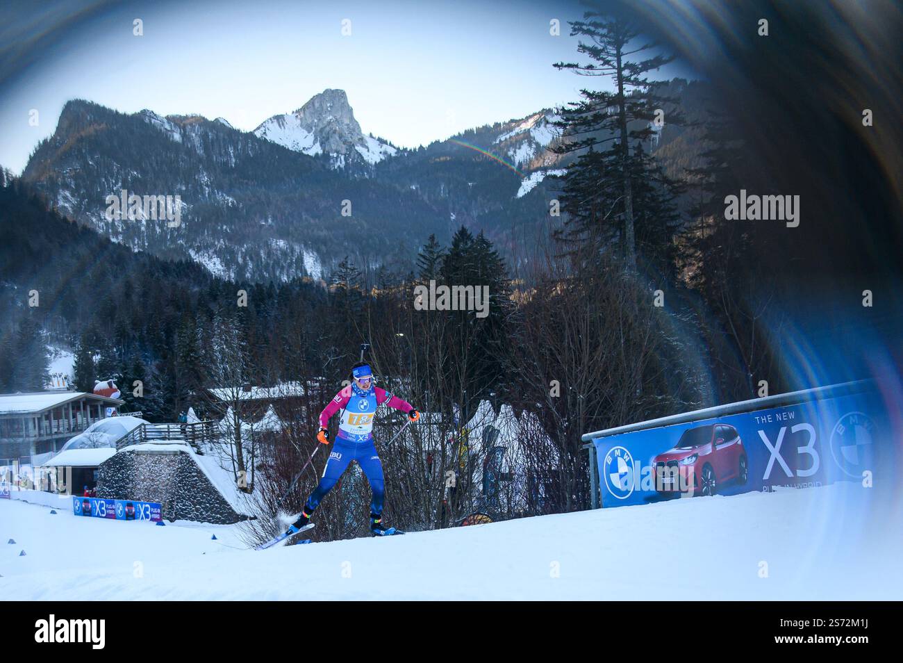 RUHPOLDING, GERMANY - 18 JANUARY, 2025: Yelizaveta Beletskaya - Relay ...
