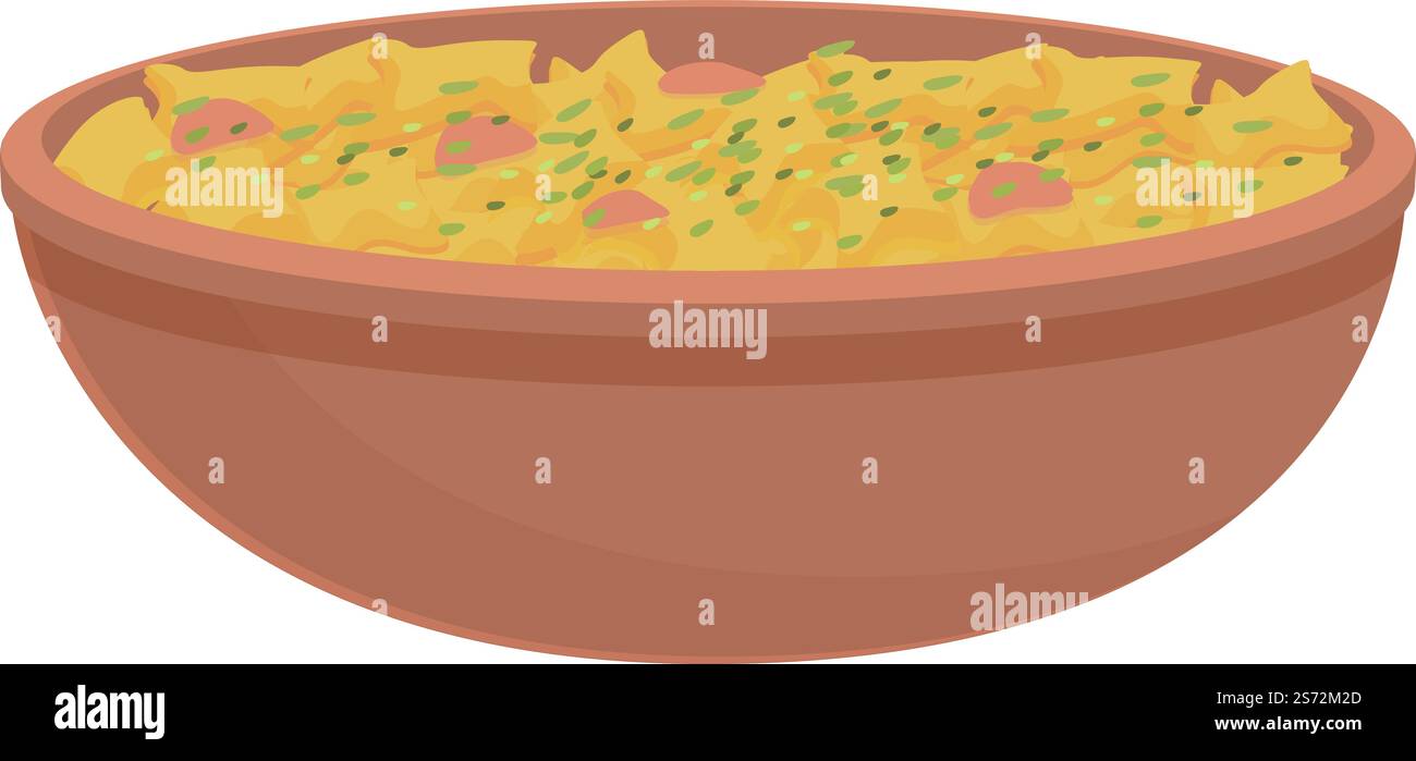 National salad icon cartoon vector. Restaurant cuisine. Austrian food ...