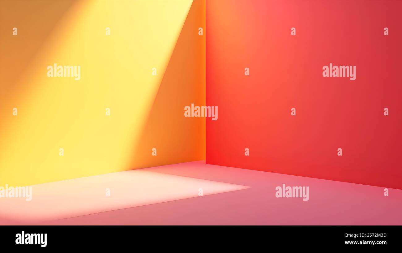 Vibrant Geometry:Minimalist 3D with Striking Light Burst Effect. Clean ...