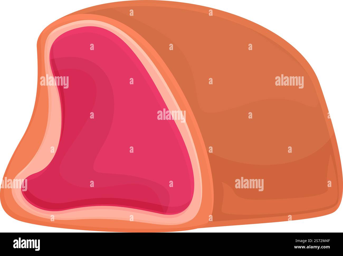 Lamb meat icon cartoon vector. Pork food. Fresh ham. Lamb meat icon ...