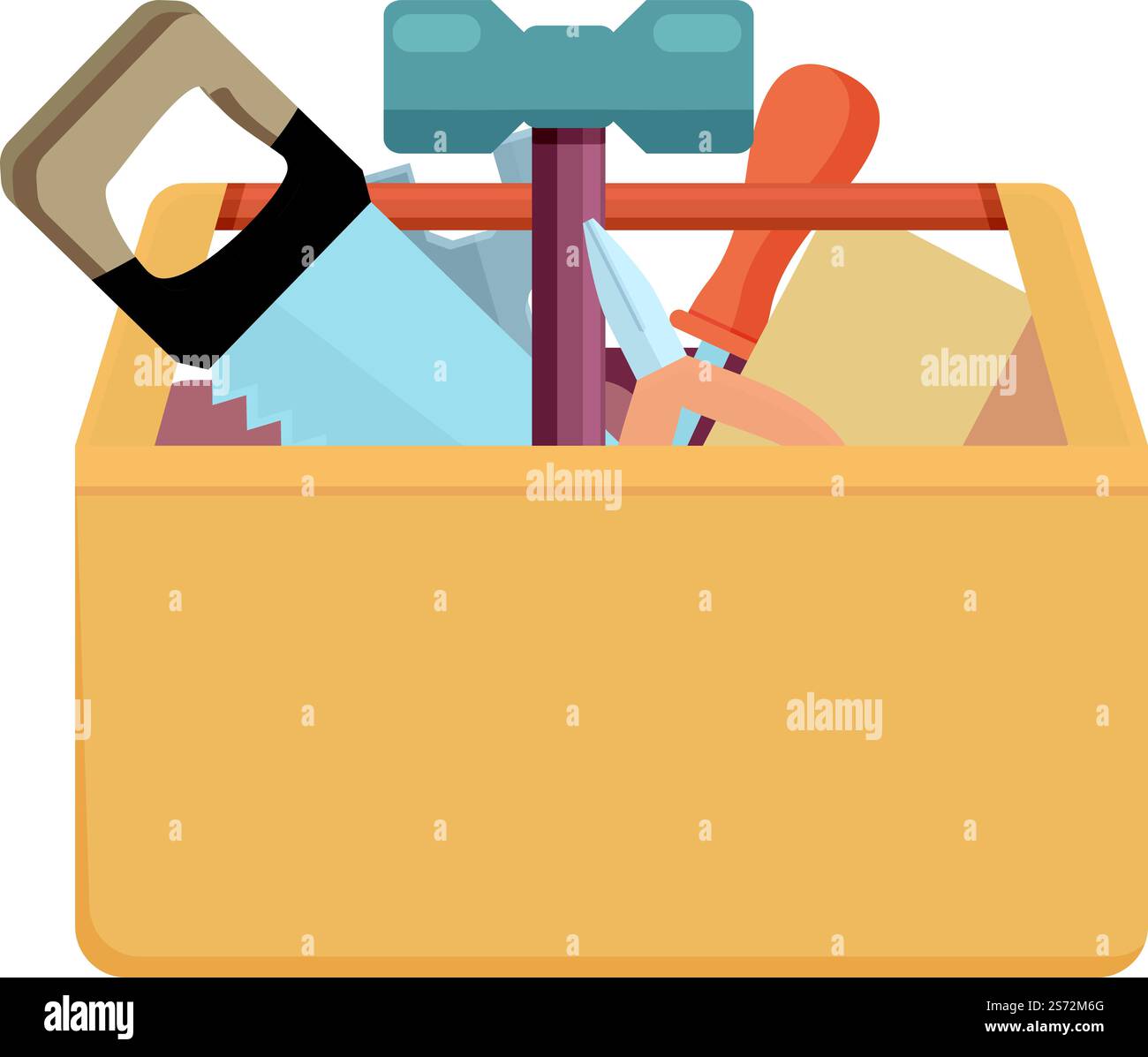 Work box icon cartoon vector. Repair kit. Metal installation. Work box ...