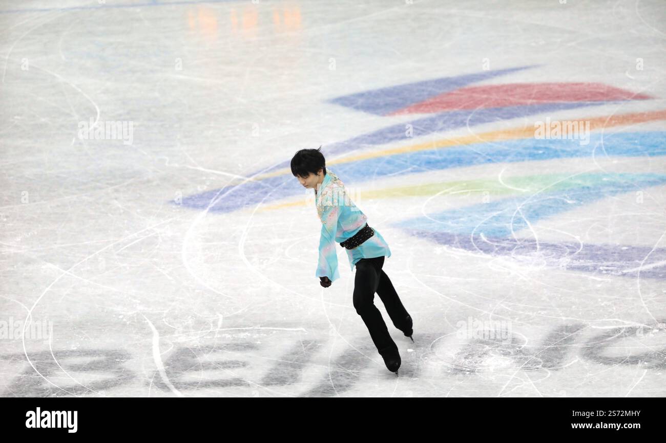 FEB 10, 2022 - Beijing, China: Yuzuru Hanyu of Japan skates in the ...