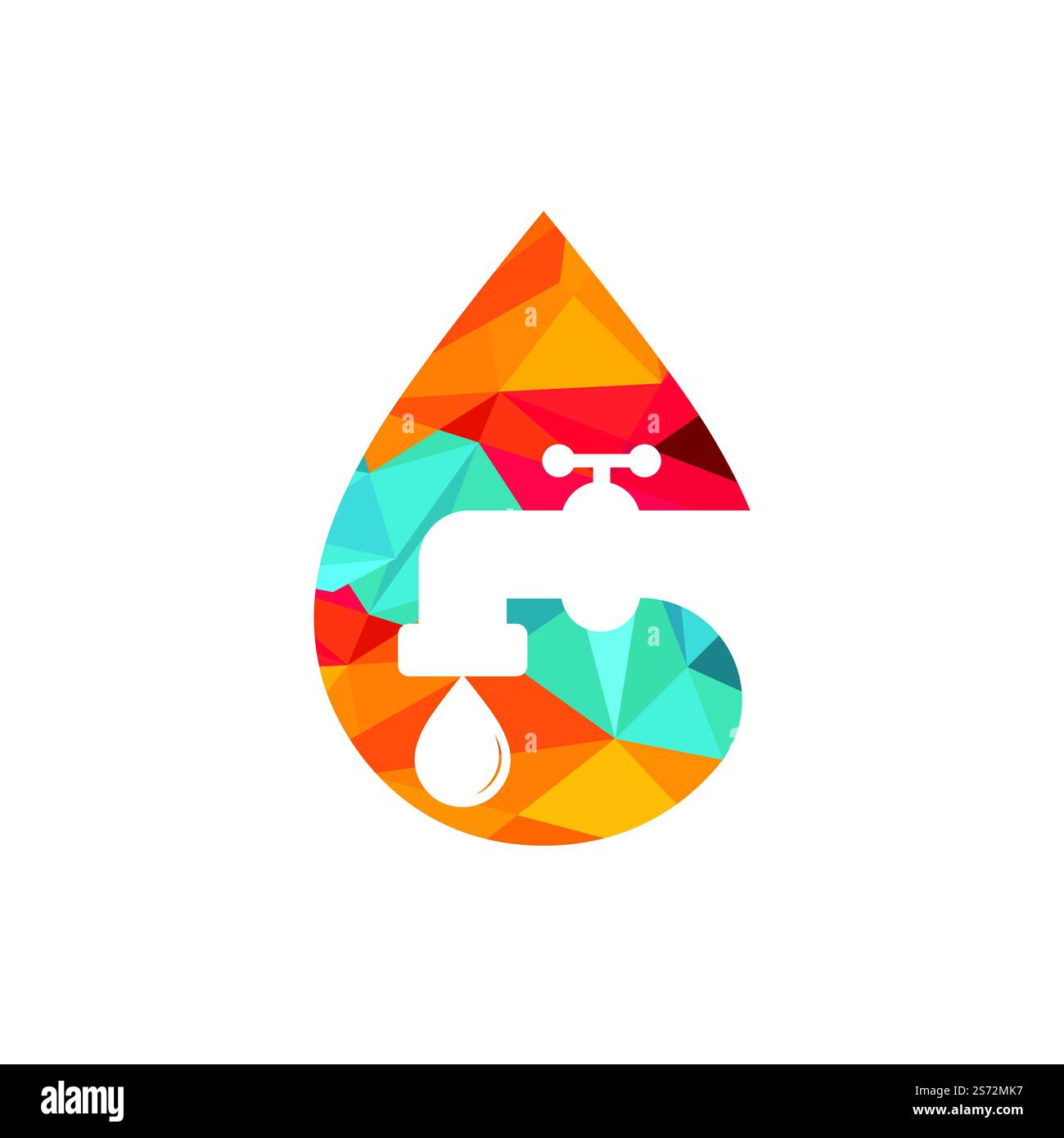 Plumbing vector logo design business template. Illustration of faucet ...