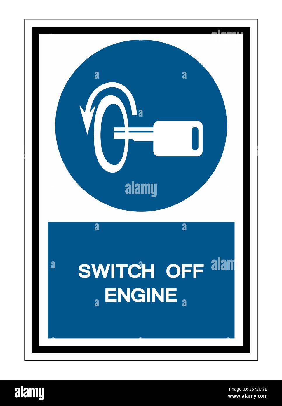 Switch Off Engine Symbol Sign Isolate On White Background,Vector ...