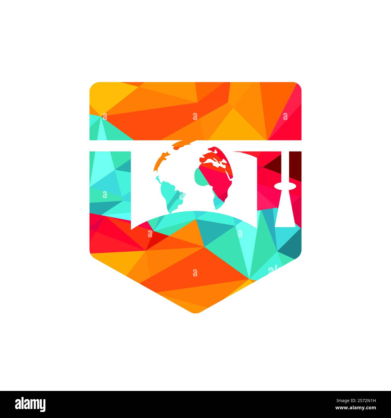 Study abroad vector logo design. Graduation cap and globe icon Stock Vector Image & Art - Alamy