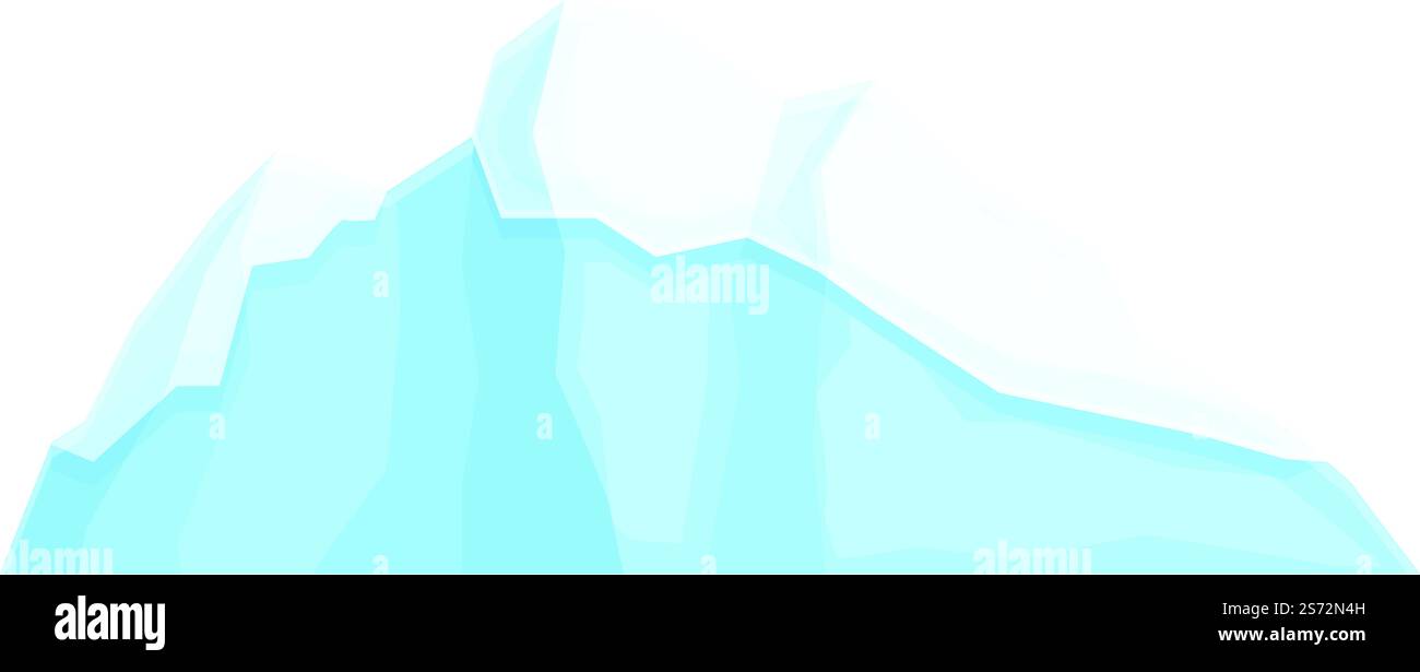Pole ice icon cartoon vector. Arctic glacier. Water north. Pole ice ...
