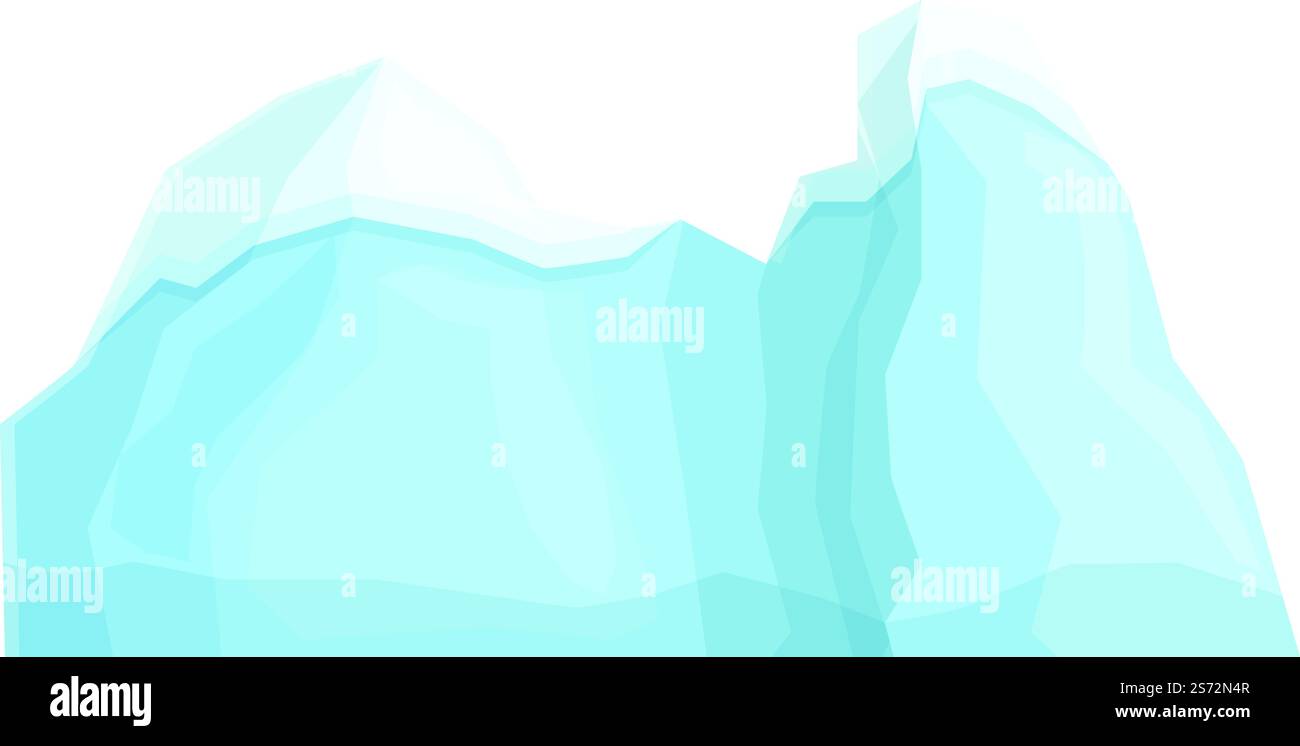 Freeze iceberg icon cartoon vector. Ice berg. North pole. Freeze ...