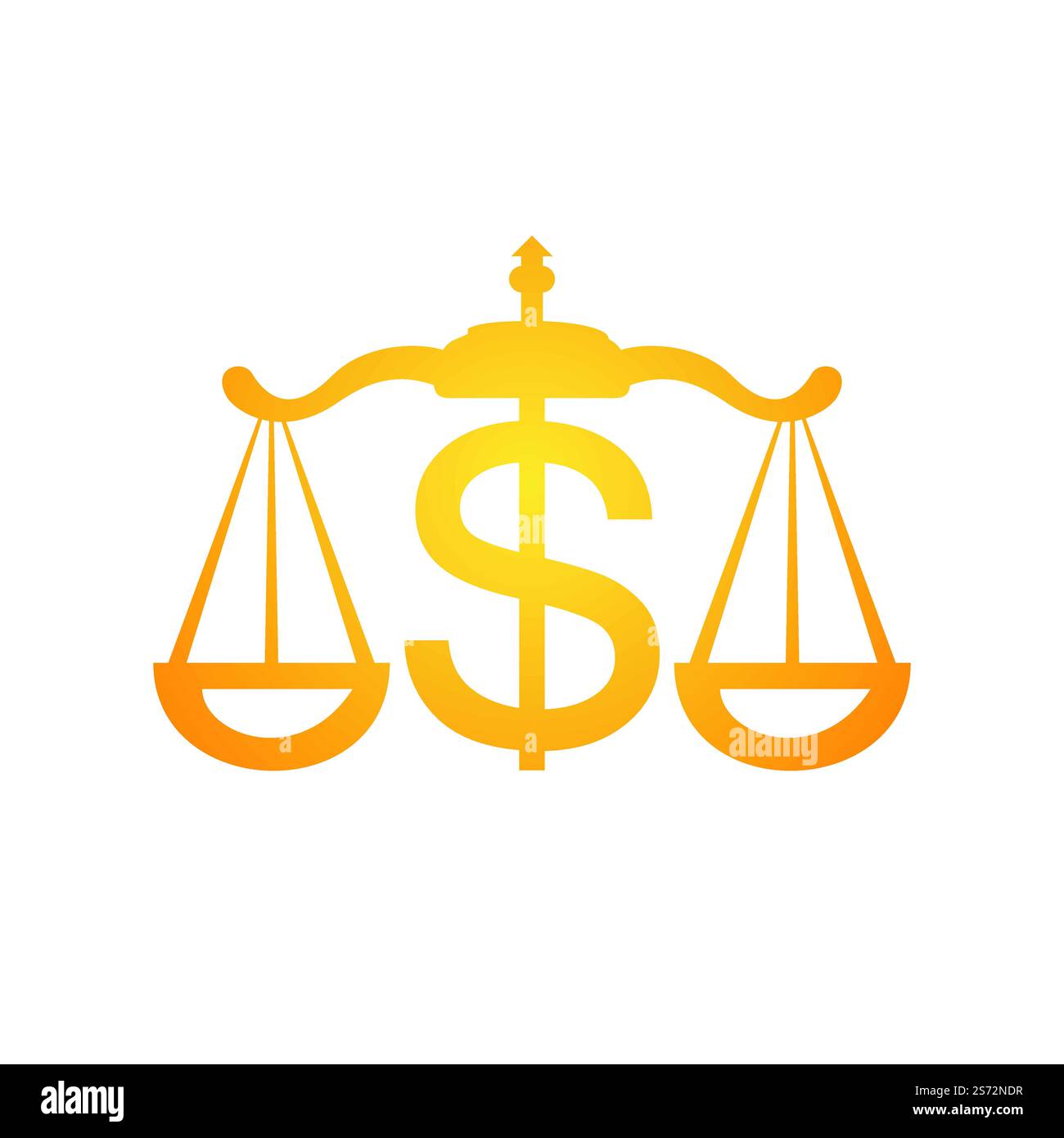 Money scale vector logo design. Dollar balance finance logo concept ...