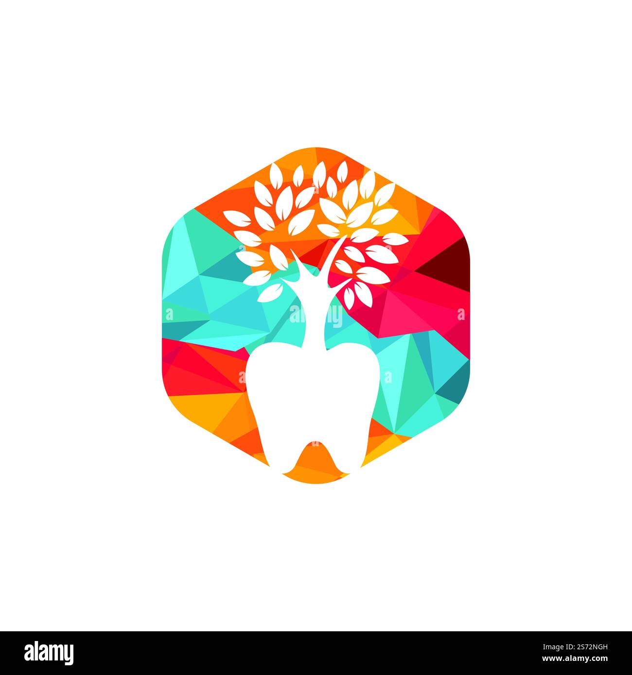 Dental tree vector logo design template. Dental tree vector logo ...