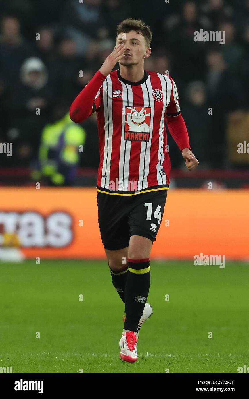 Sheffield, UK. 18th Jan, 2025. Harrison Burrows Of Sheffield United ...