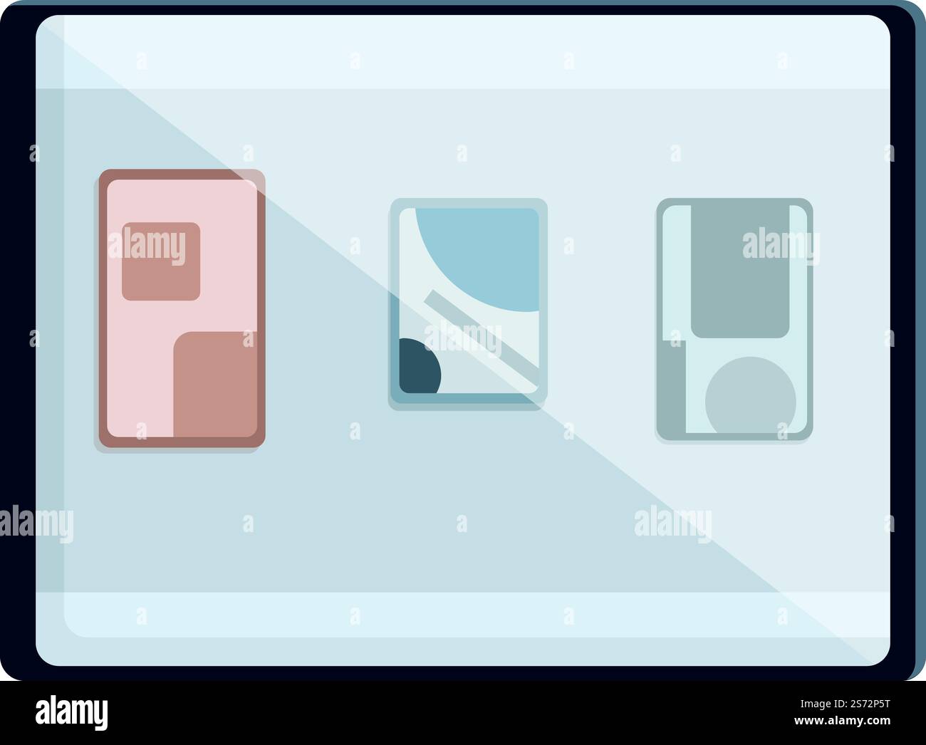 Museum virtual tour icon cartoon vector. Online video. Gallery walk ...