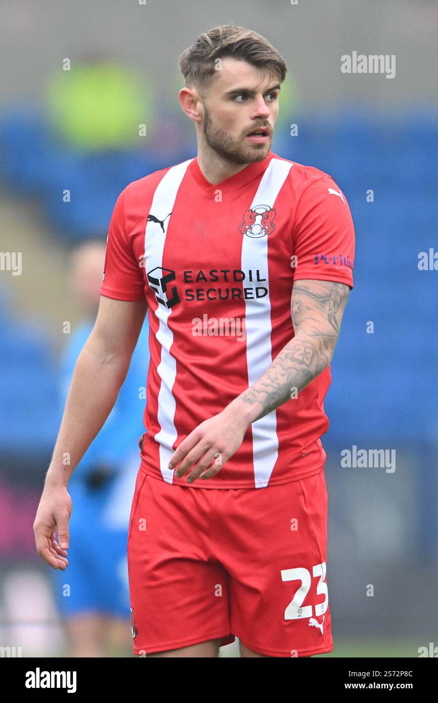 Peterborough, UK. 18th Jan 2025. charlie Kelman (23 Leyton Orient ...
