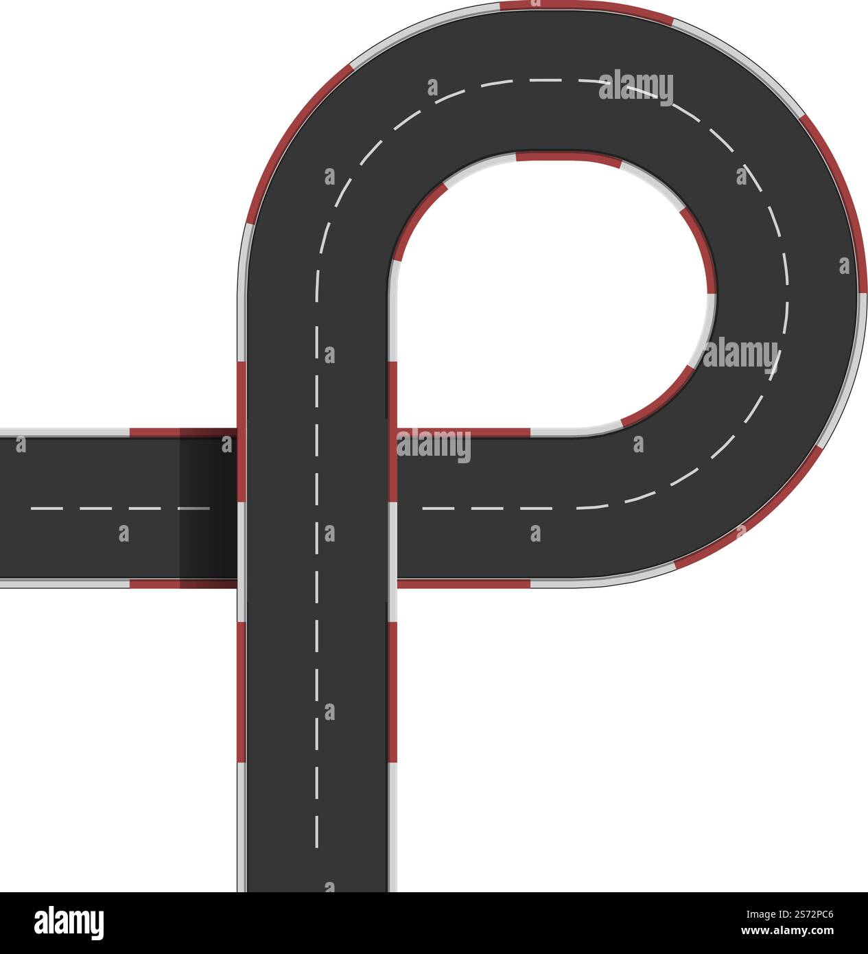 View racetrack icon cartoon vector. Car race. Top map. View racetrack ...