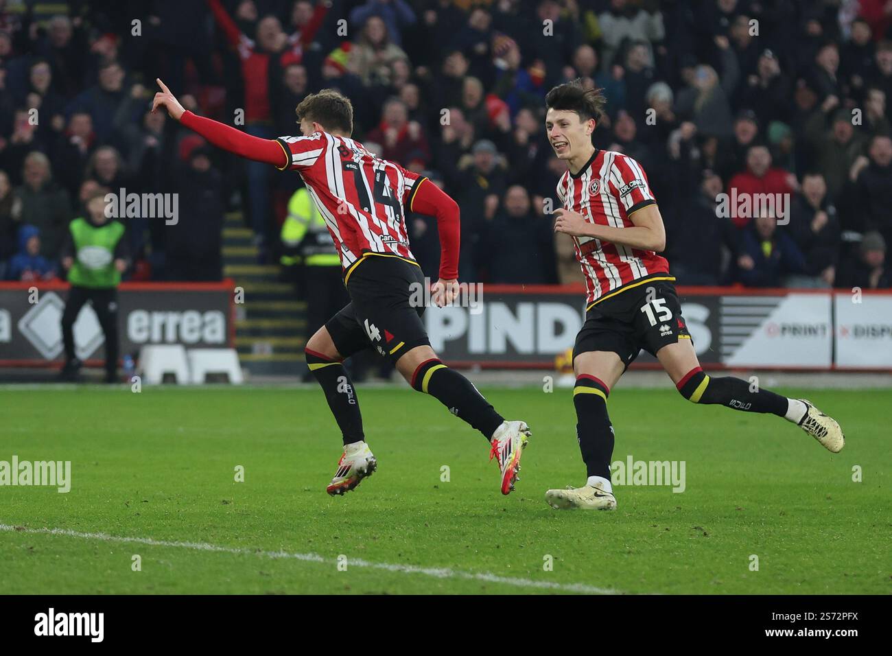 Sheffield, UK. 18th Jan, 2025. Harrison Burrows of Sheffield United ...