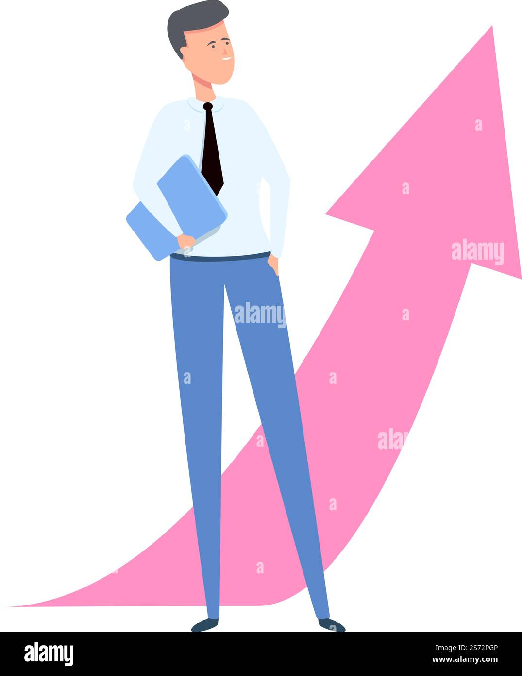 Rise performance icon cartoon vector. Cost indicator. Unit product ...