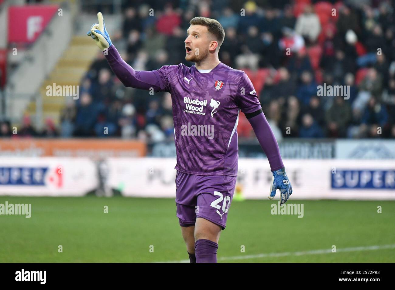 Rotherham, England. 18th Jan 2025. Dillon Phillips during the Sky Bet ...