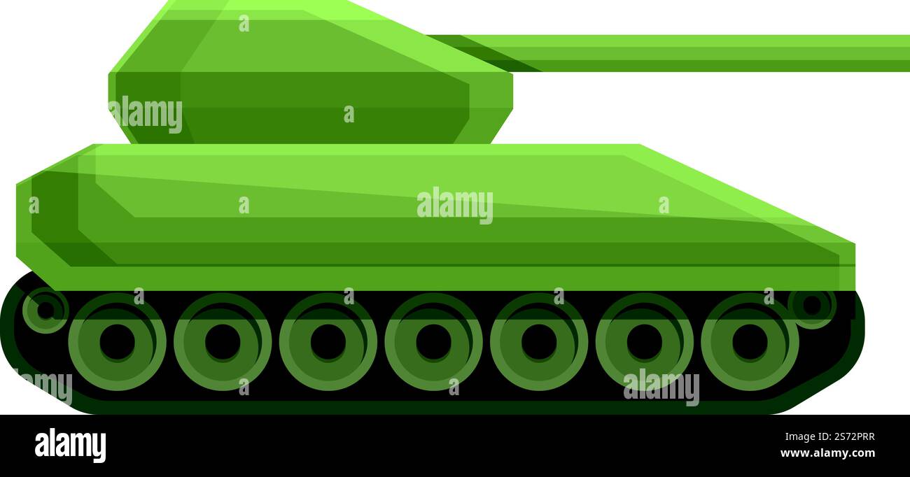 Army tank icon cartoon vector. Military war. Gun vehicle. Army tank ...