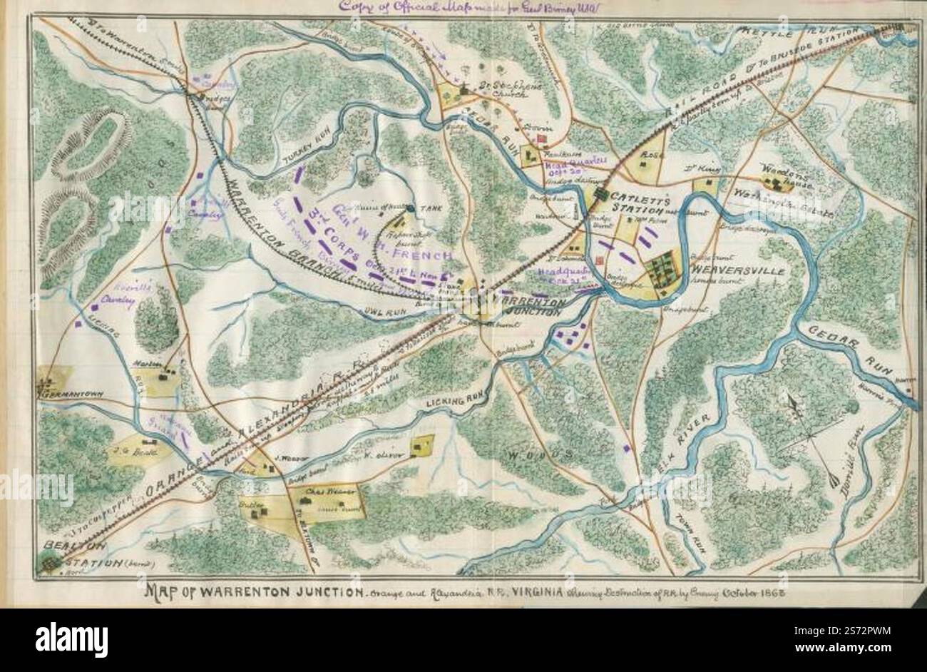 Alexandria county map hi-res stock photography and images - Alamy