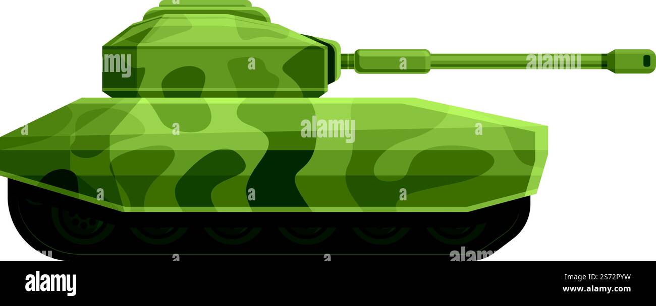 Armor tank icon cartoon vector. Military war. Vehicle gun. Armor tank ...