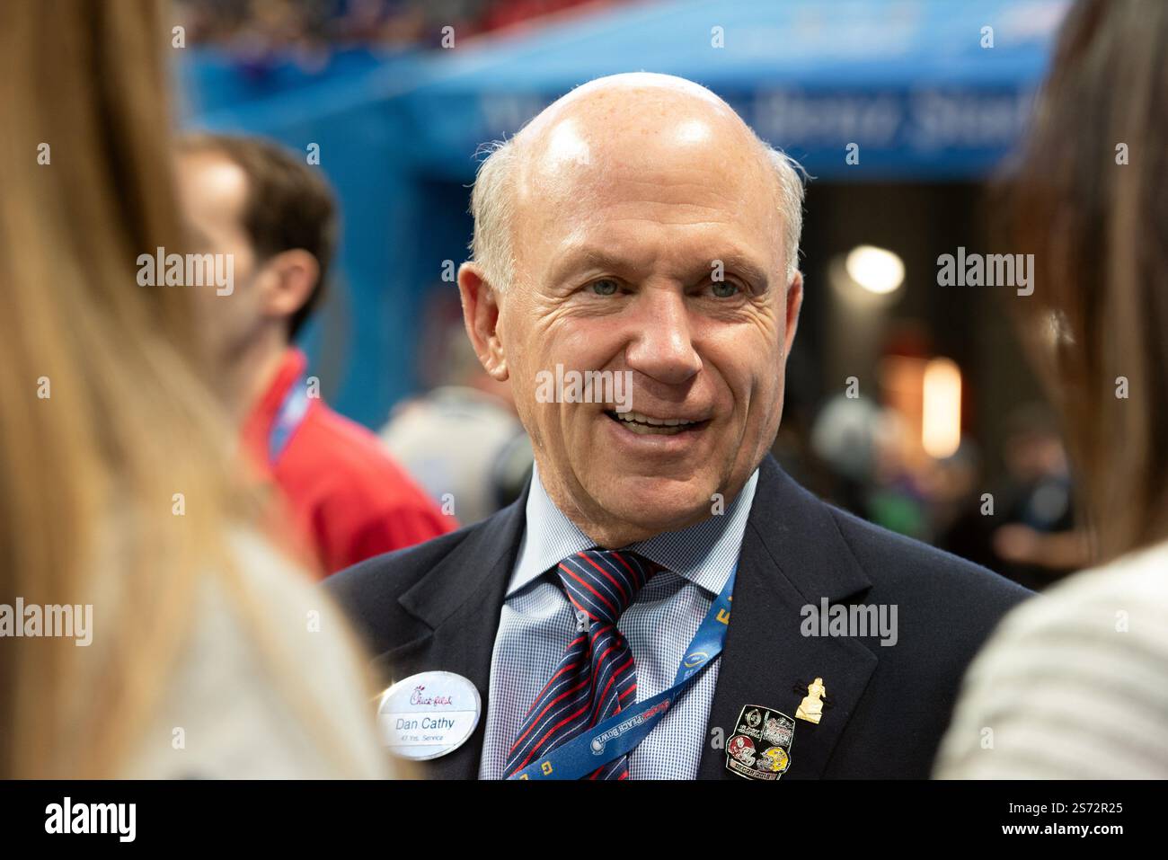 December 28, 2019, Atlanta, Georgia, USA: Dan Cathy, son of Chick-fil-A ...