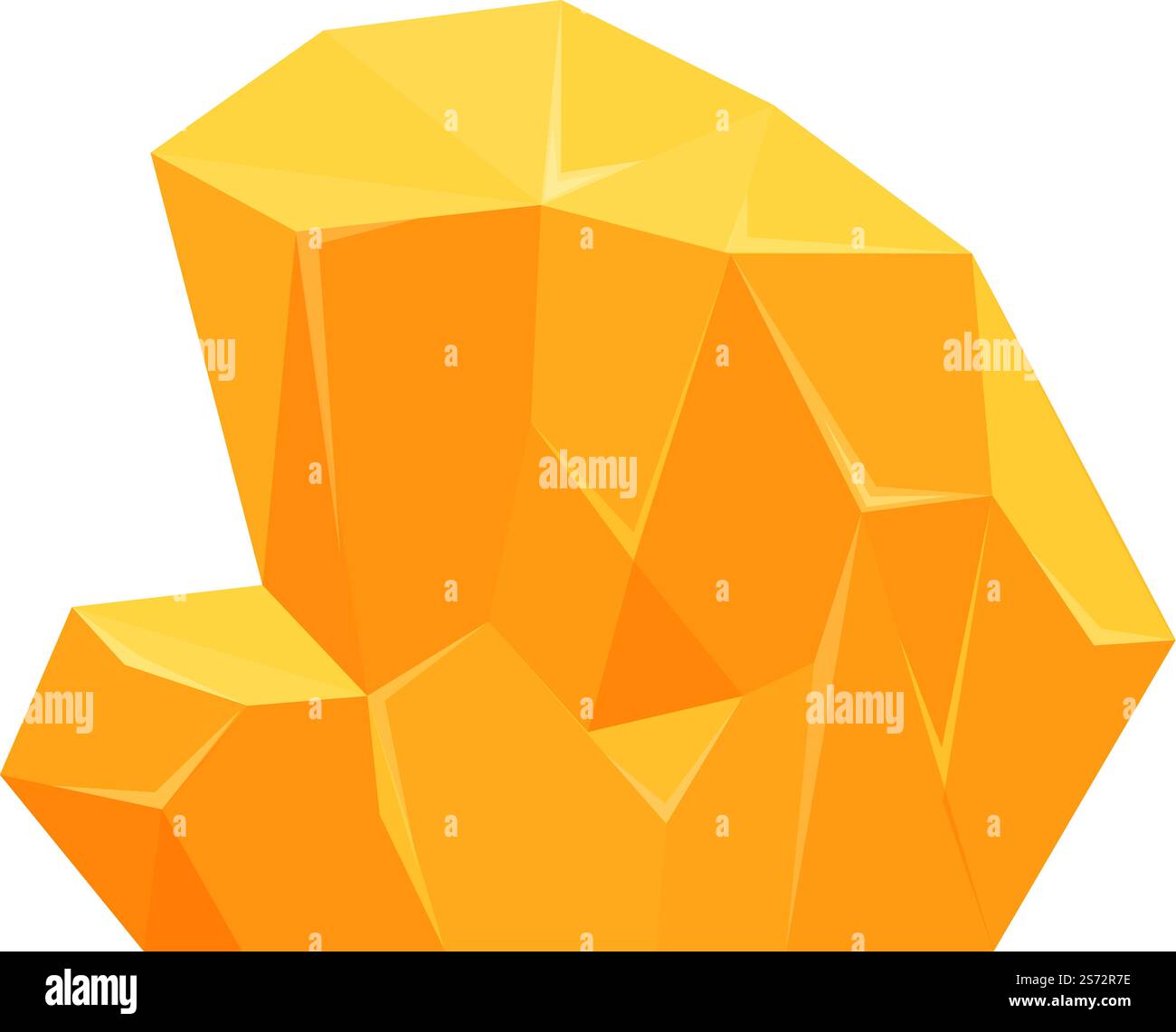 Gold tool icon cartoon vector. Mine golden. Stone ore. Gold tool icon ...