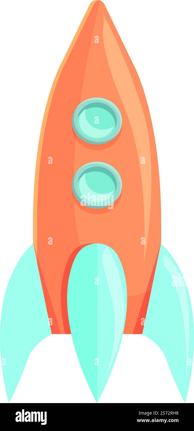 Rocket toy icon cartoon vector. Store shelf. Robot element. Rocket toy ...