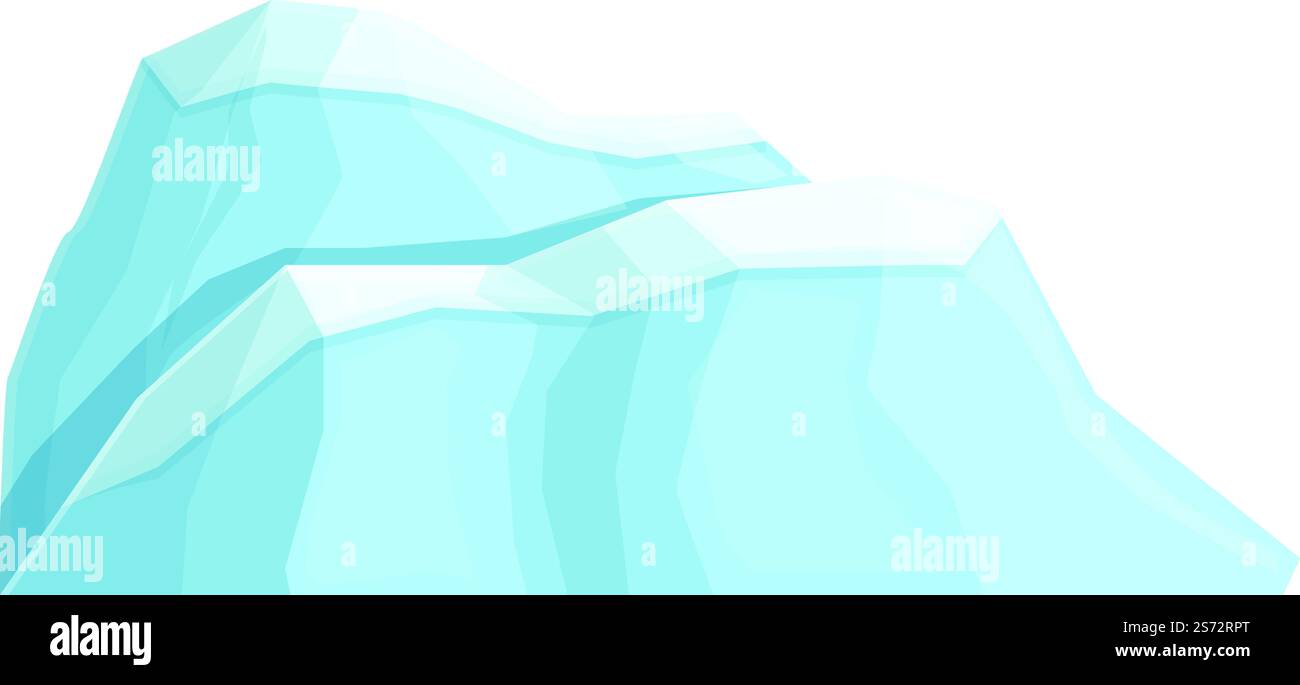 North glacier icon cartoon vector. Ice berg. Freeze pole. North glacier ...