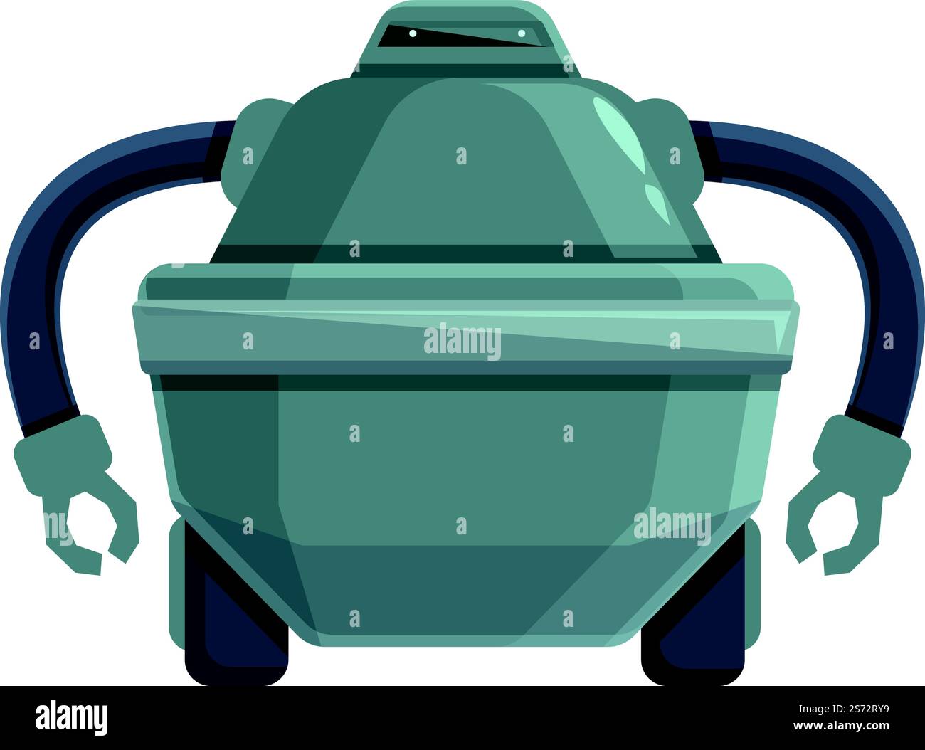 Chatbot icon cartoon vector. Cute toy. Child android. Chatbot icon ...