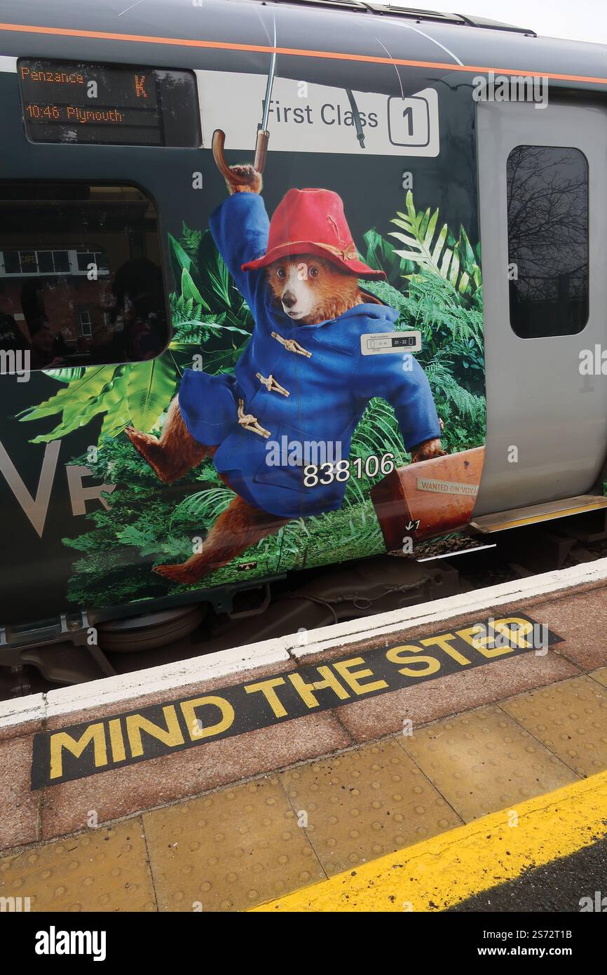 Image of Paddington bear on coach 838106 of the Great Western Railway's ...