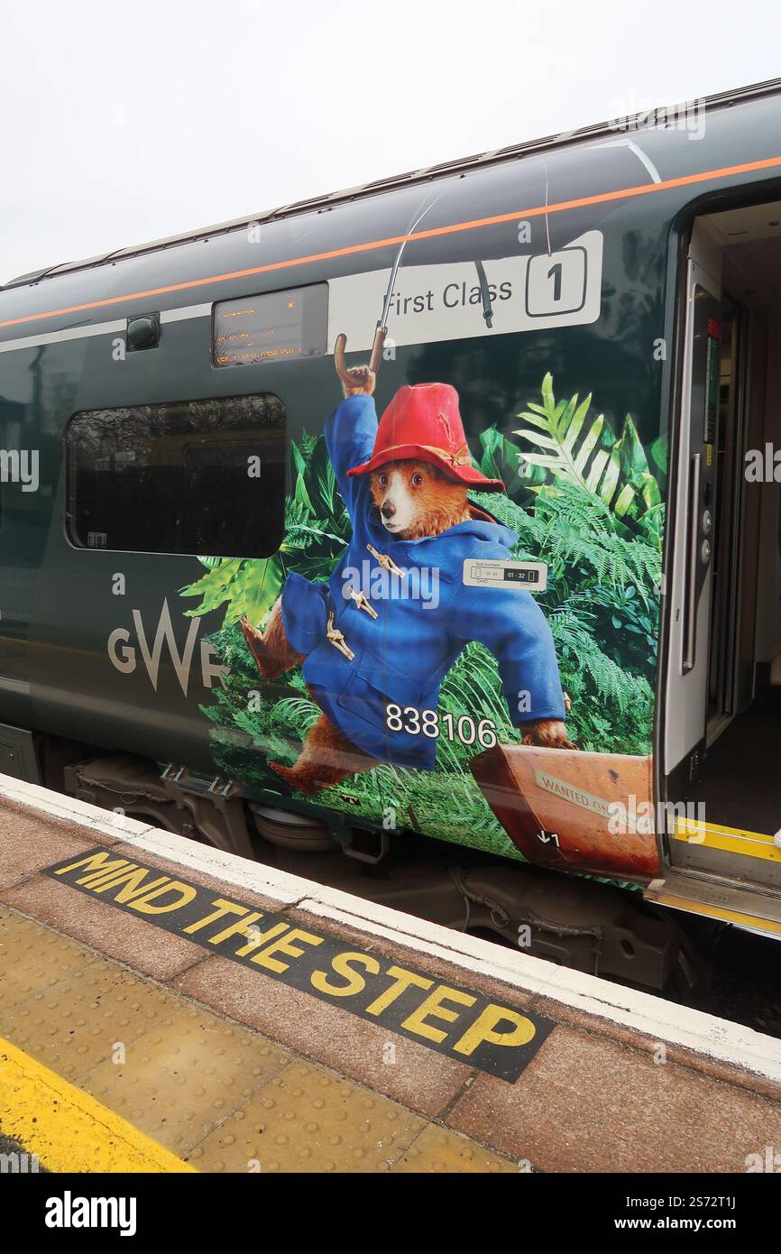 Image of Paddington bear on coach 838106 of the Great Western Railway's ...