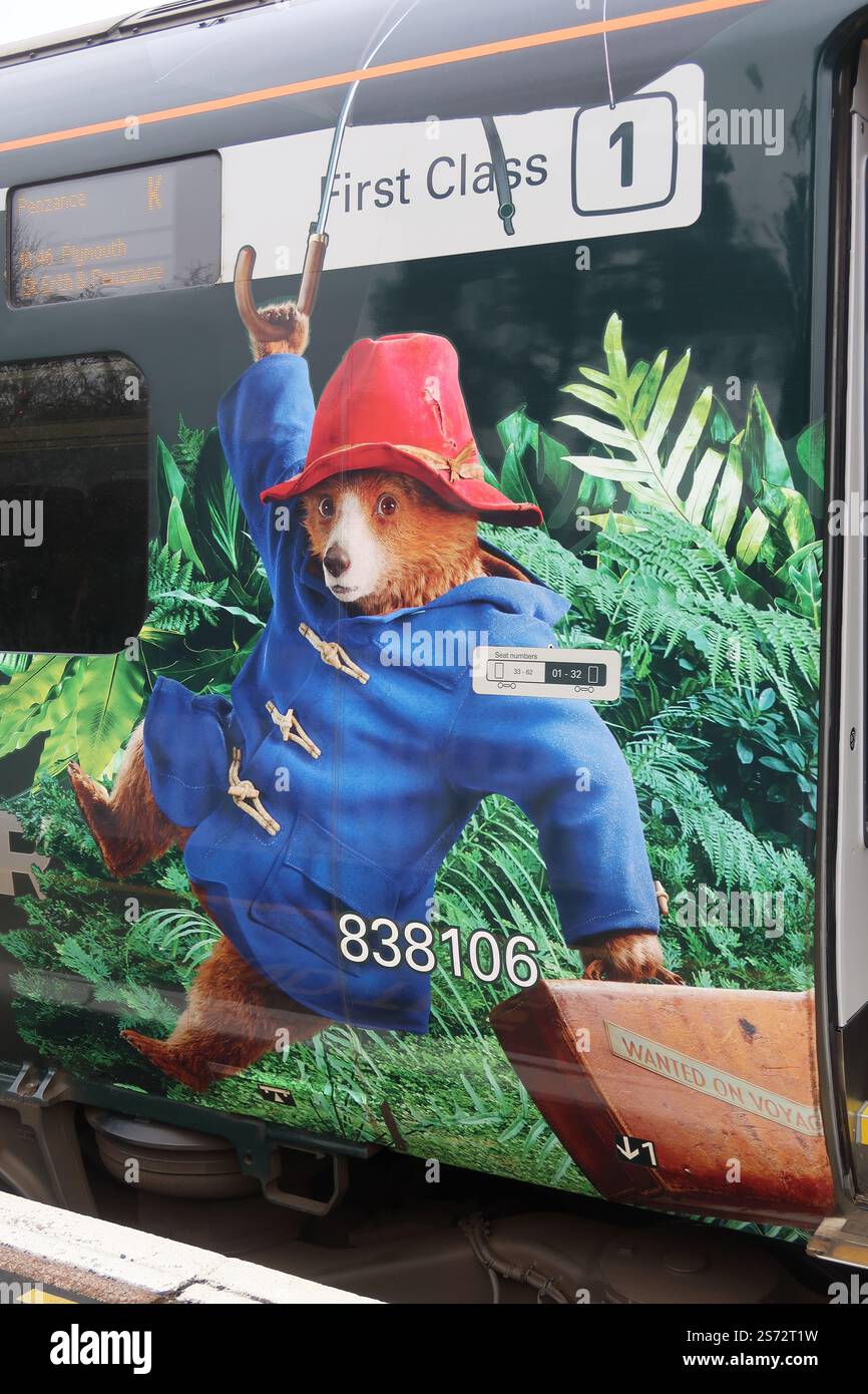 Image of Paddington bear on coach 838106 of the Great Western Railway's ...