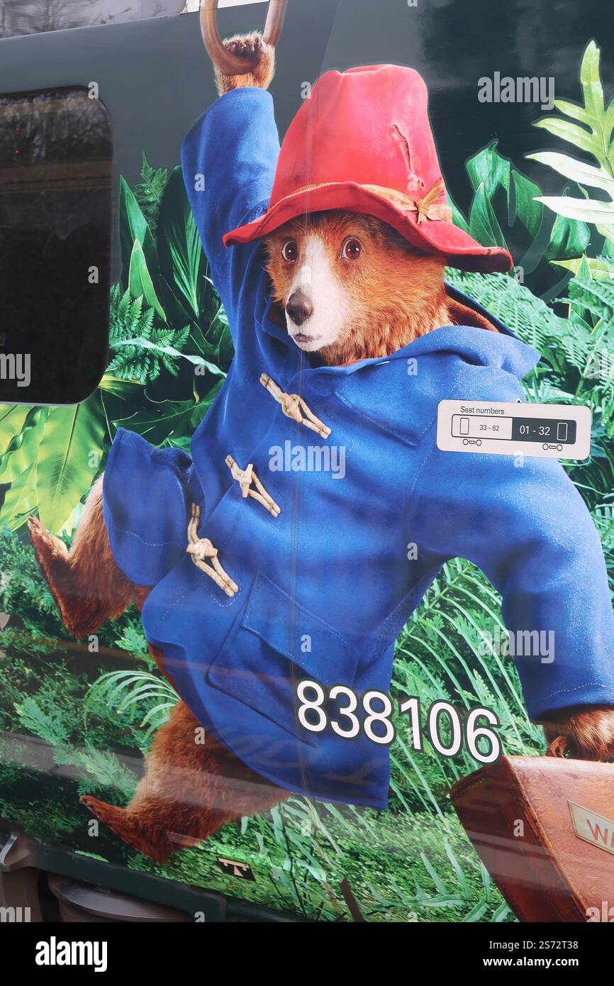 Image of Paddington bear on coach 838106 of the Great Western Railway's ...