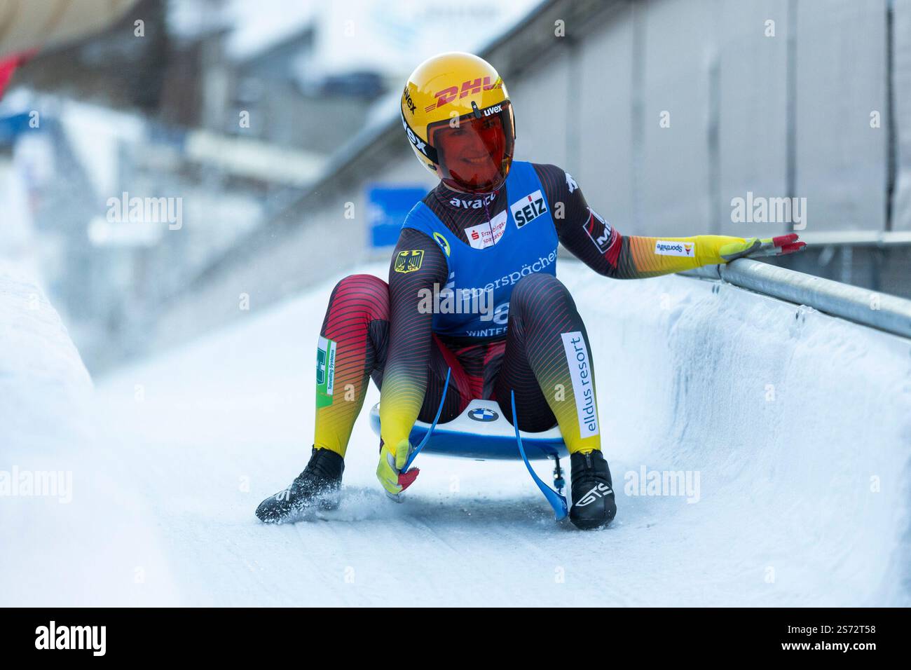 Winterberg, Deutschland. 18th Jan, 2025. Julia Taubitz (GER) bei der ...