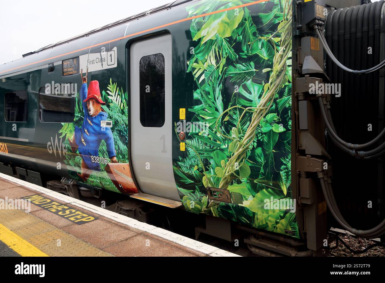Image of Paddington bear on coach 838106 of the Great Western Railway's ...