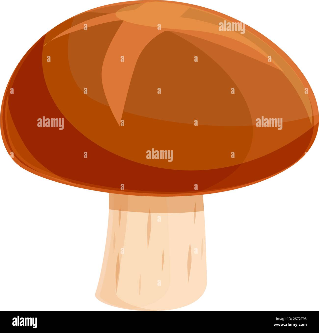 Oyster mushroom icon cartoon vector. Shiitake food. Forest autumn ...