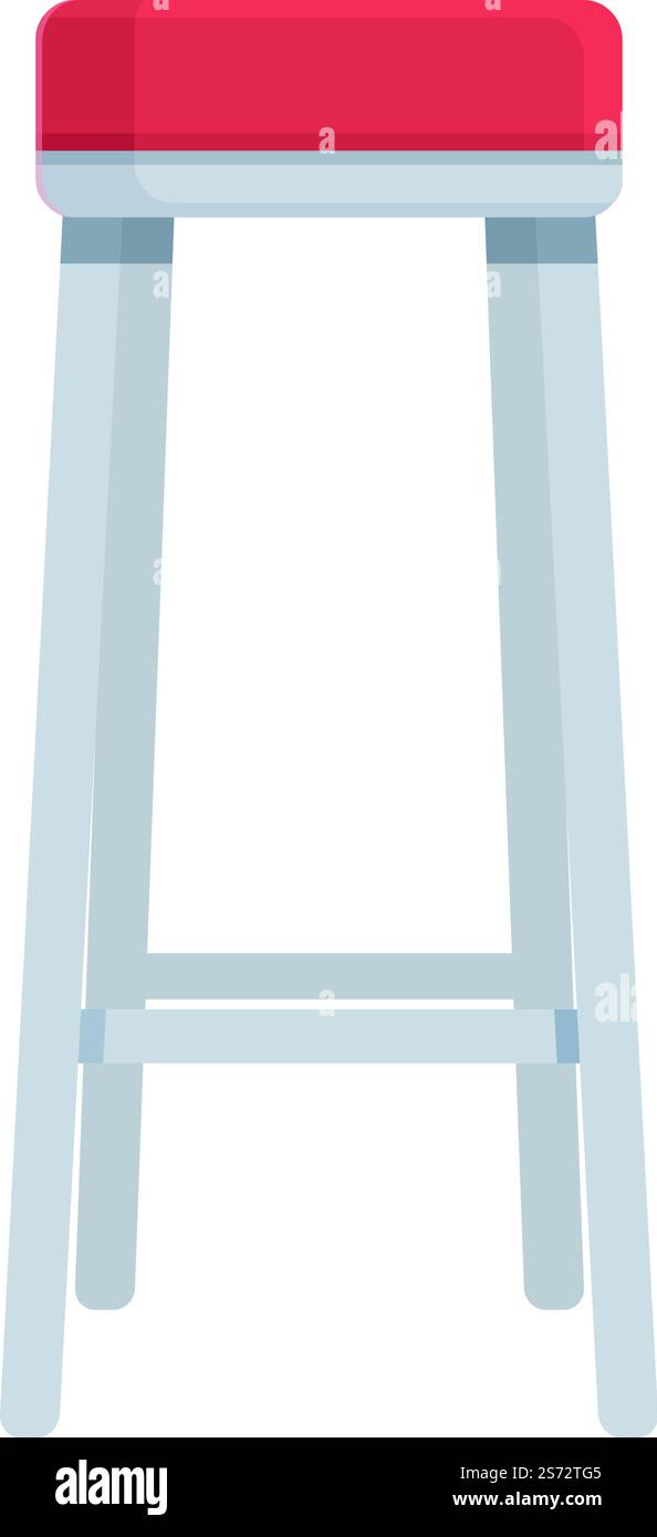 Inside chair icon cartoon vector. Bar stool. Modern table. Inside chair ...