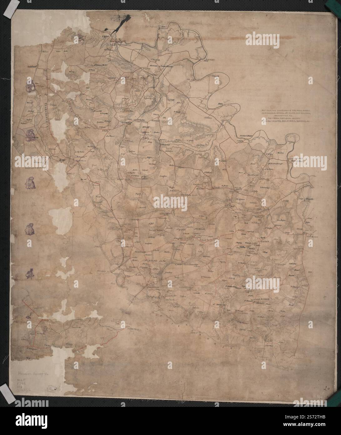 [Map of Hanover County, Va.] 1864 by Confederate States of America ...