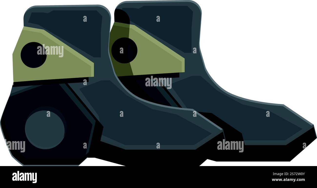 Biker shoes icon cartoon vector. Moto fashion. Biker part. Biker shoes ...