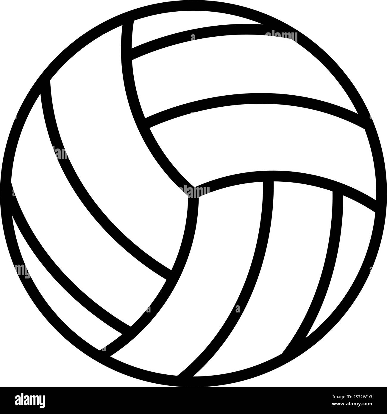 Volley ball logo vector flat design template Stock Vector Image & Art ...