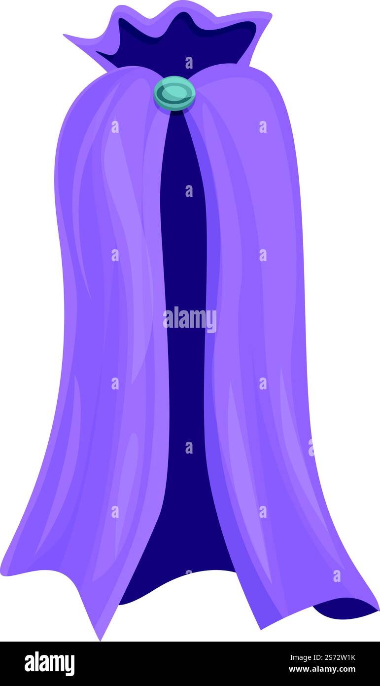 Super cloak icon cartoon vector. Hero cape. Flying mantle. Super cloak ...