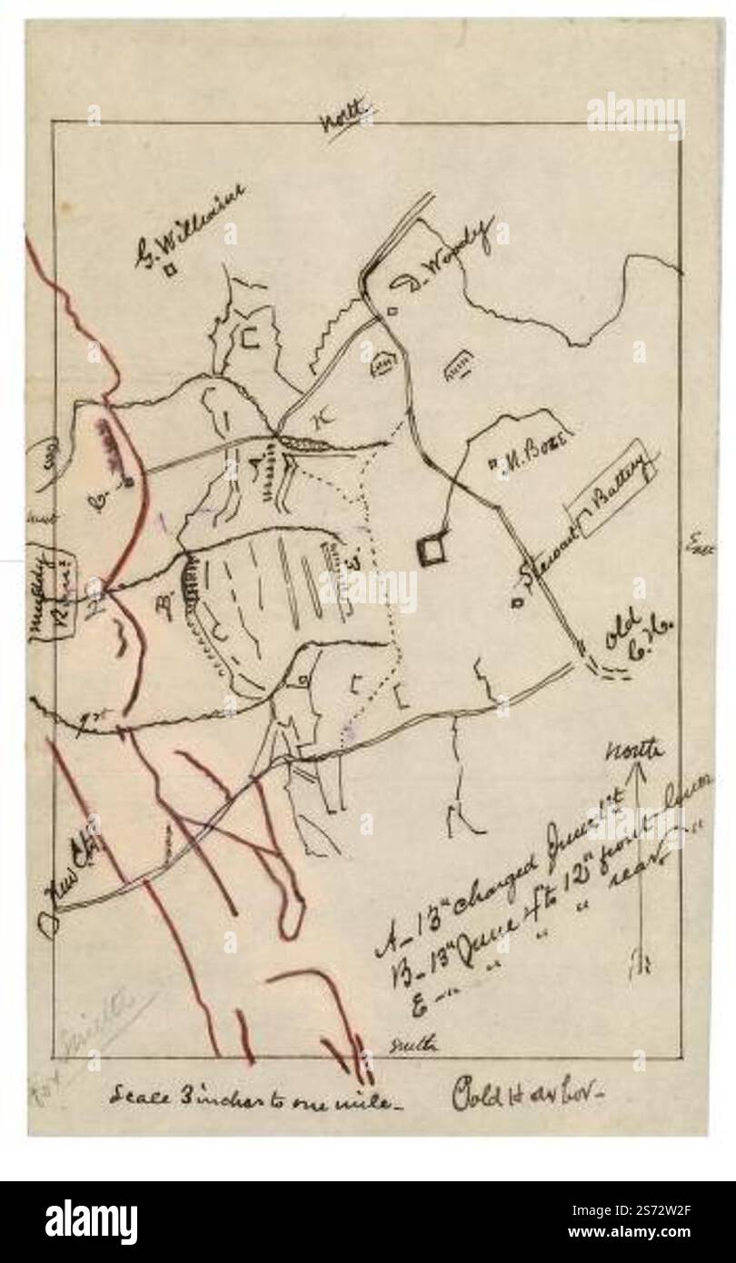 Cold Harbor [Hanover County, Virginia] 1800 by Smith Normand Stock ...