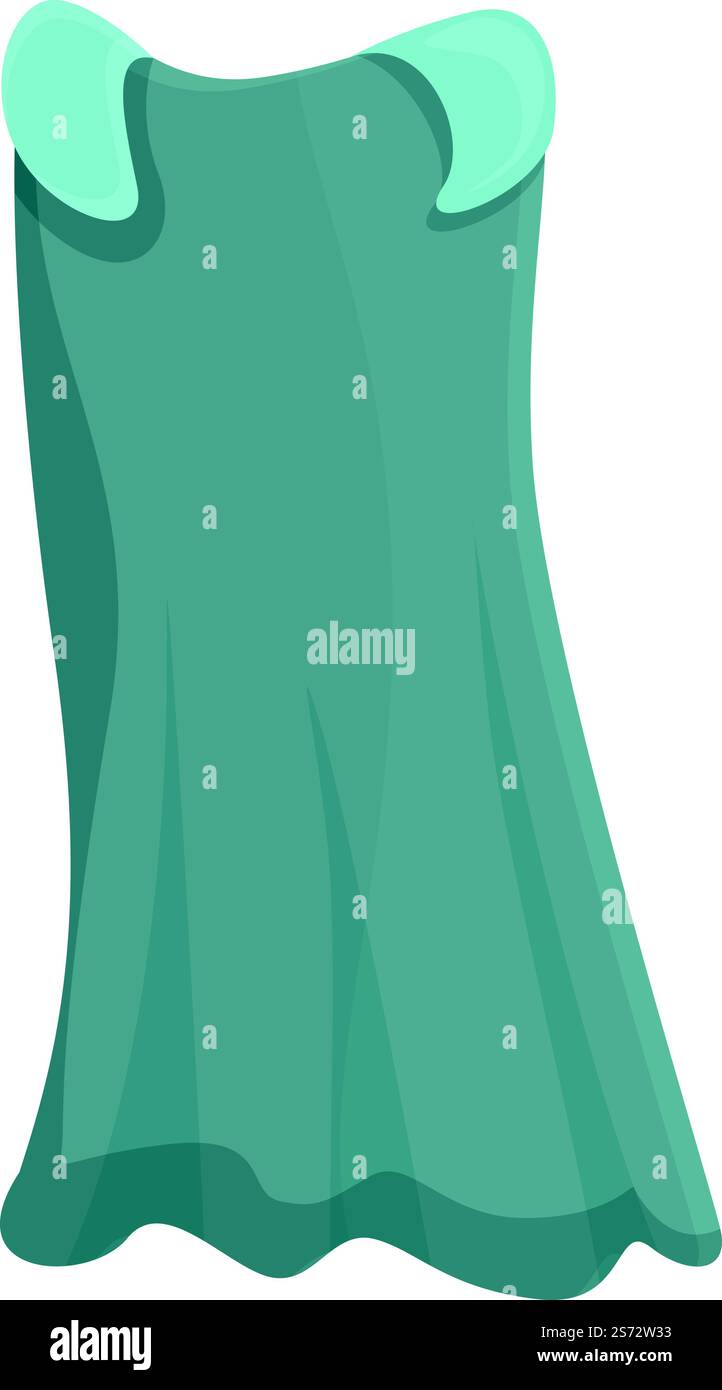 Cloak mantle icon cartoon vector. Super hero. Magic back. Cloak mantle ...