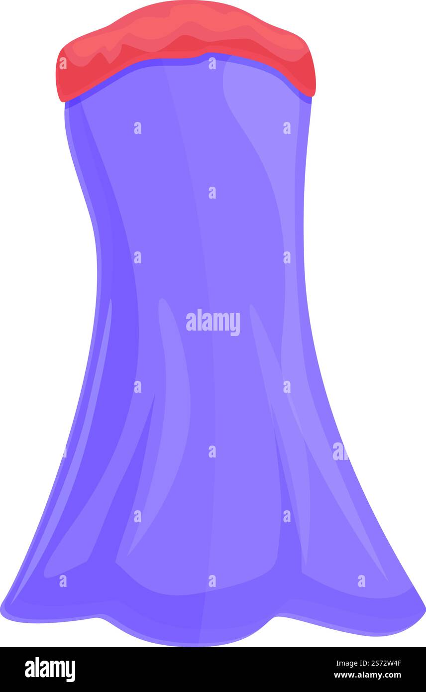 Man cloak icon cartoon vector. Super hero. Mantle back. Man cloak icon ...