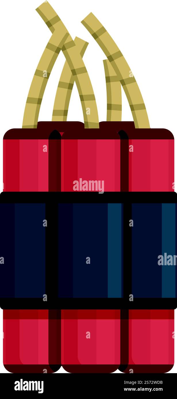 Dynamite icon cartoon vector. Gold mine. Stone rock. Dynamite icon ...