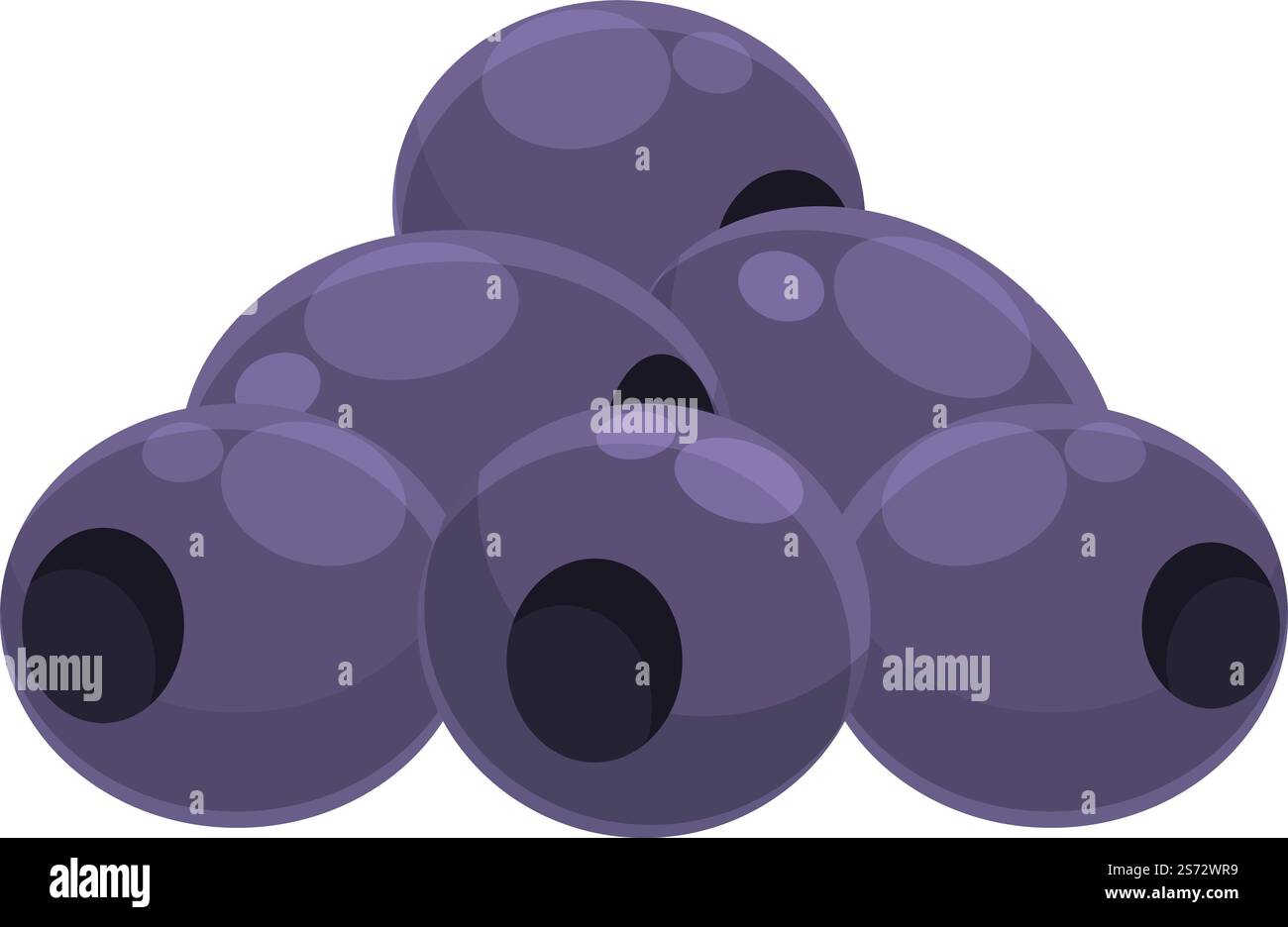 Black olives icon cartoon vector. Virgin food. Tree fruit. Black olives ...